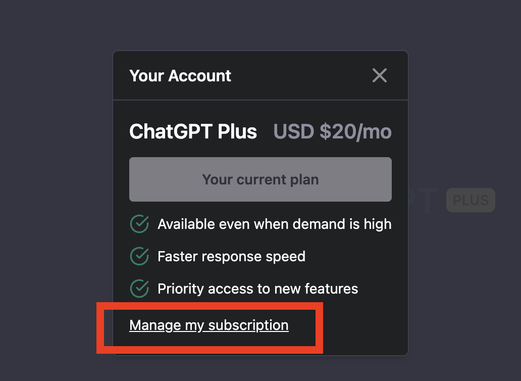 ChatGPTの解約方法とは？手順やポイントについて紹介 | AInformation